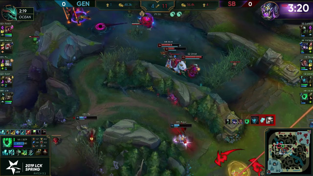Sandbox Gaming makes a fantastic debut in 2019 LCK - GEN vs SB [2019 LCK Highlight] Match5 Game1