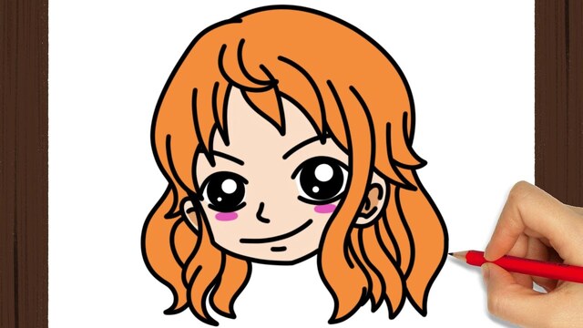 Let your child learn to draw the simplest character Nami